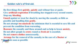 First Aid Training.pptx this ppt used for the skills of improving of ...