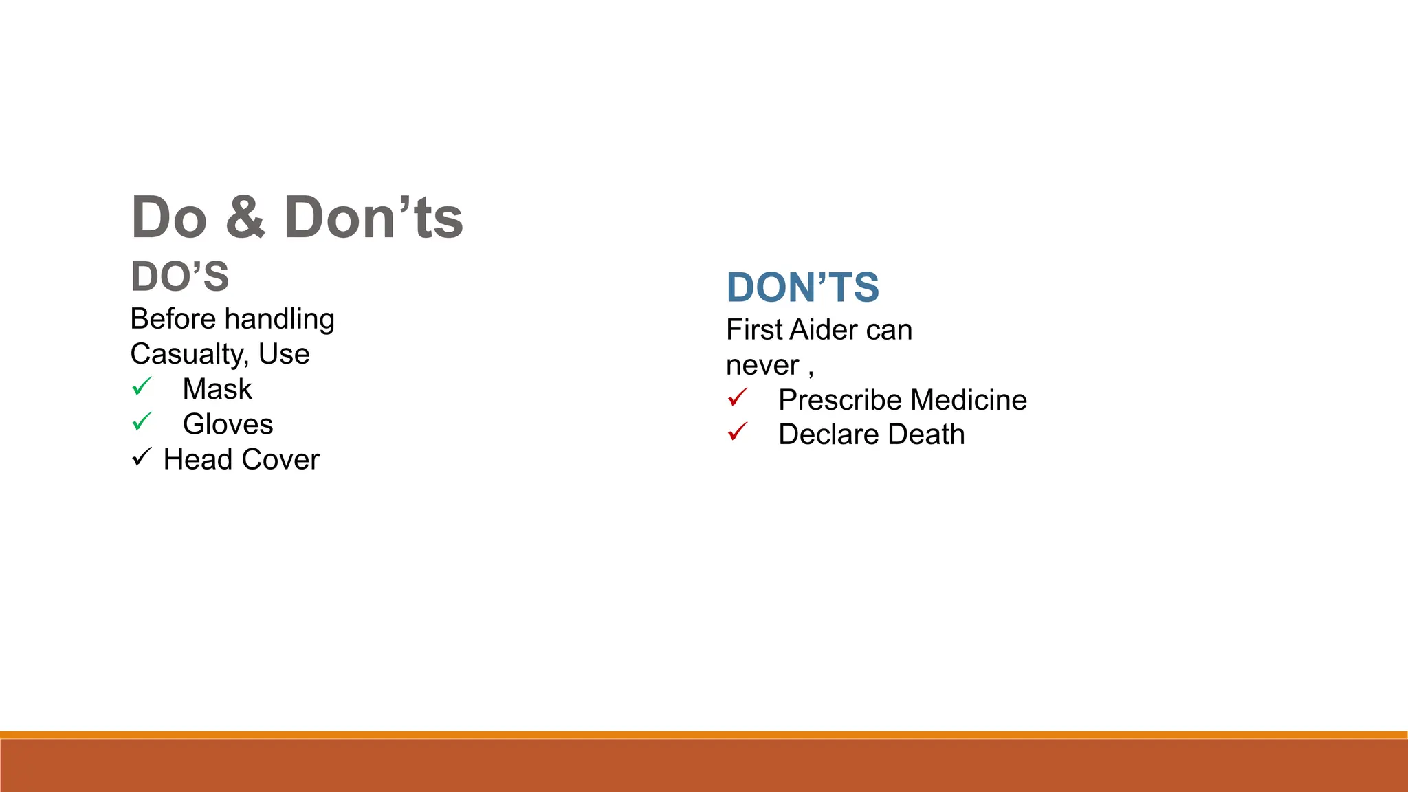 Understanding and Implementing First Aid | PPT