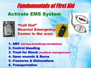 Basic First Aid Awareness standard Training | PPTX