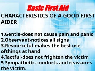 First Aid Training Final Basic Awareness | PPTX