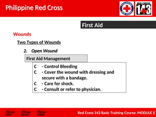 First Aid Training From RED Cross module 1 | PPT