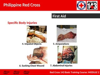 First Aid Training From RED Cross module 1 | PPT