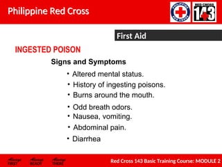 First Aid Training From RED Cross module 1 | PPT