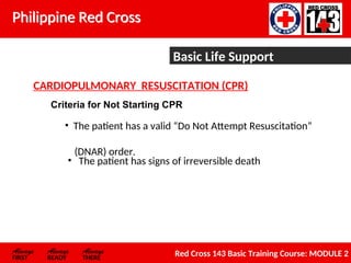 First Aid Training From RED Cross module 1 | PPT