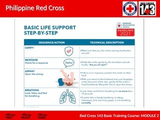 First Aid Training From RED Cross module 1 | PPT