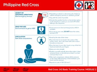 First Aid Training From RED Cross module 1 | PPT