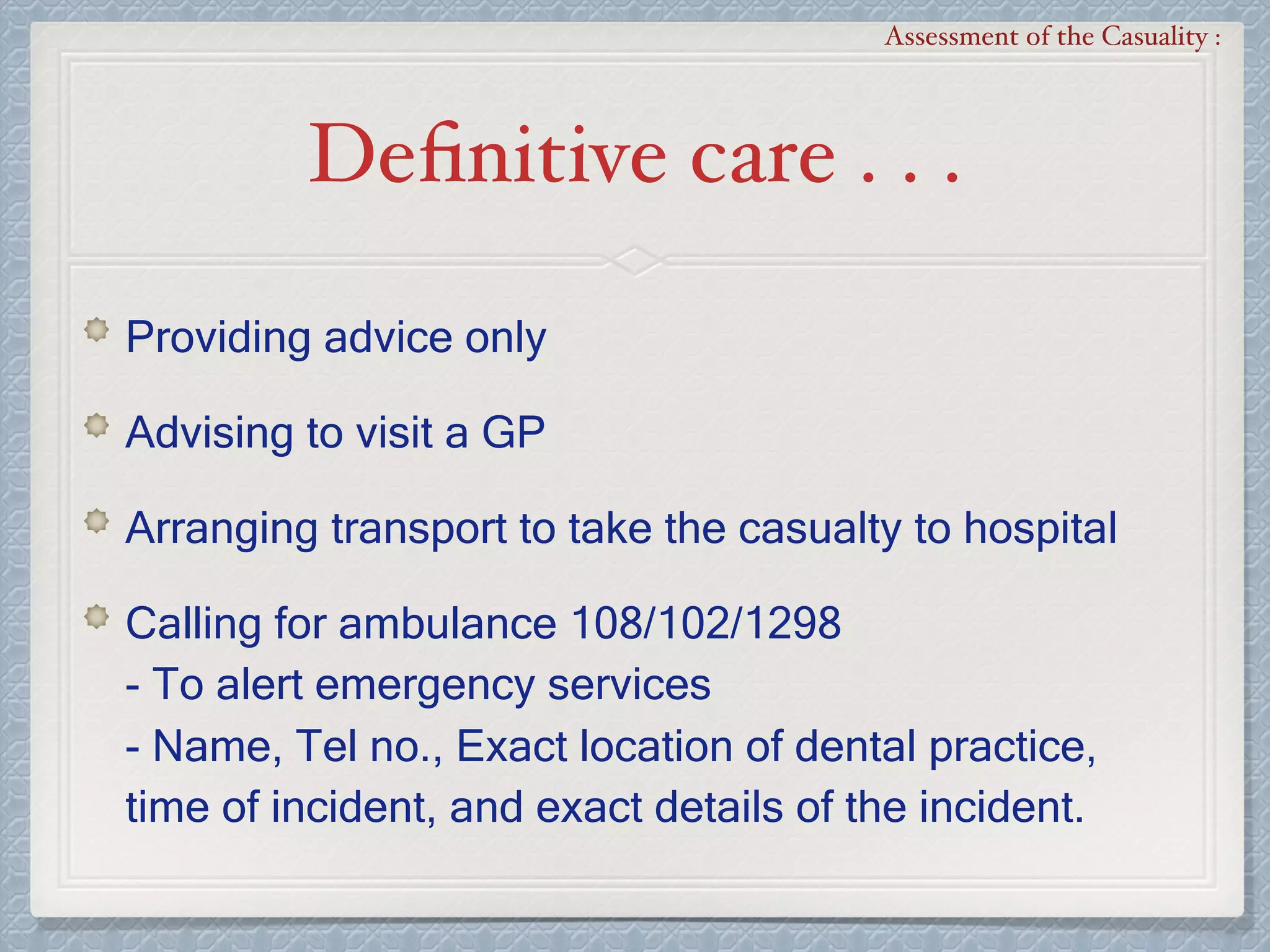 First aid and disaster management | PDF