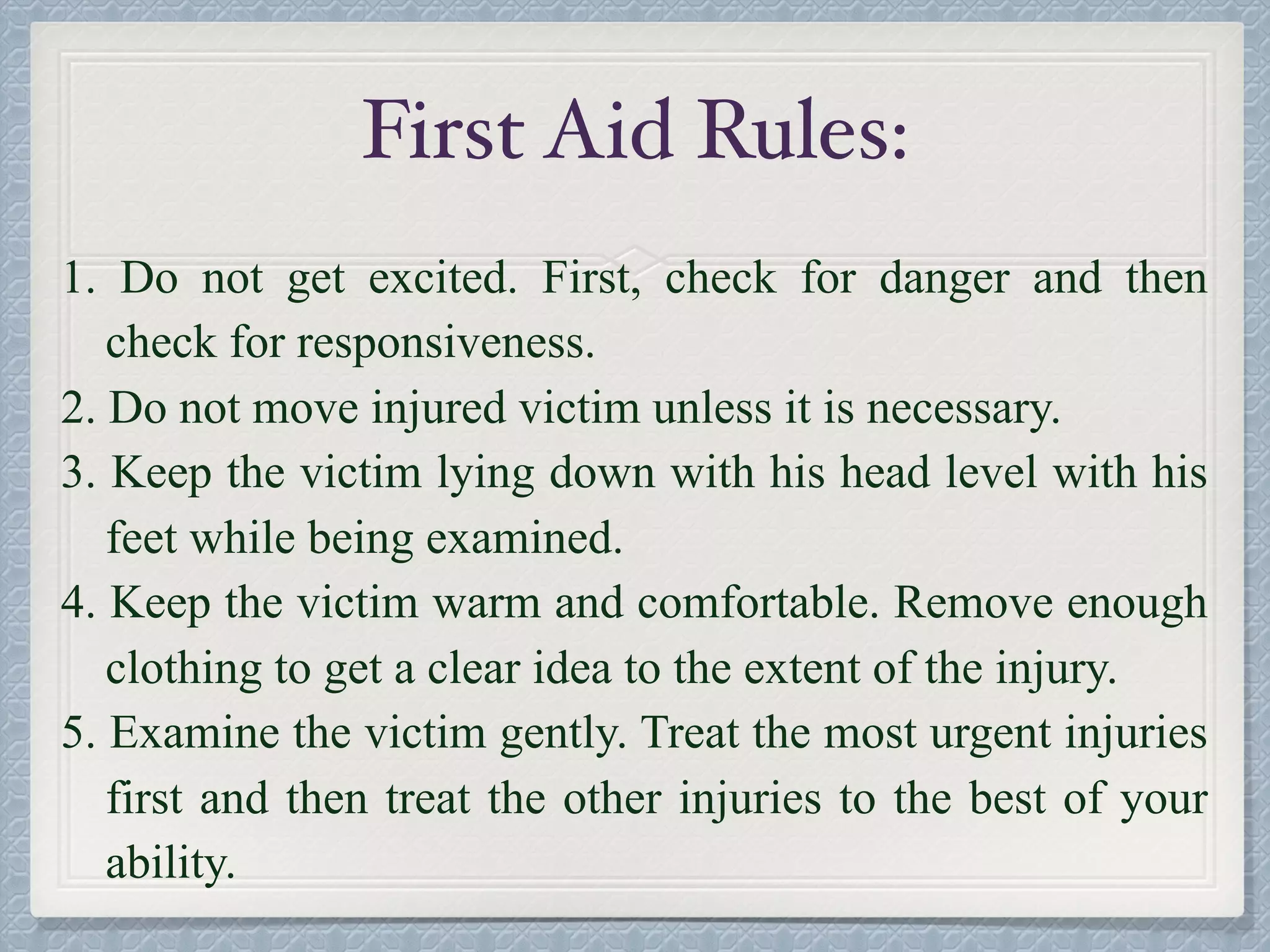 First aid and disaster management | PDF