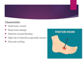 CUTS AND WOUNDS PPT ...... First Aid Management | PPTX