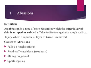 CUTS AND WOUNDS PPT ...... First Aid Management | PPTX