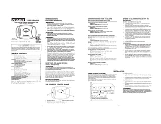 First alerts carbon monoxide alarm co600 | PDF | Lung and Respiratory ...