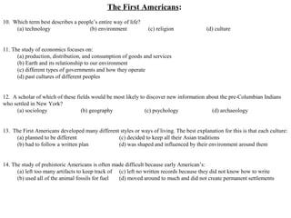 First americans internet review pp | PPT