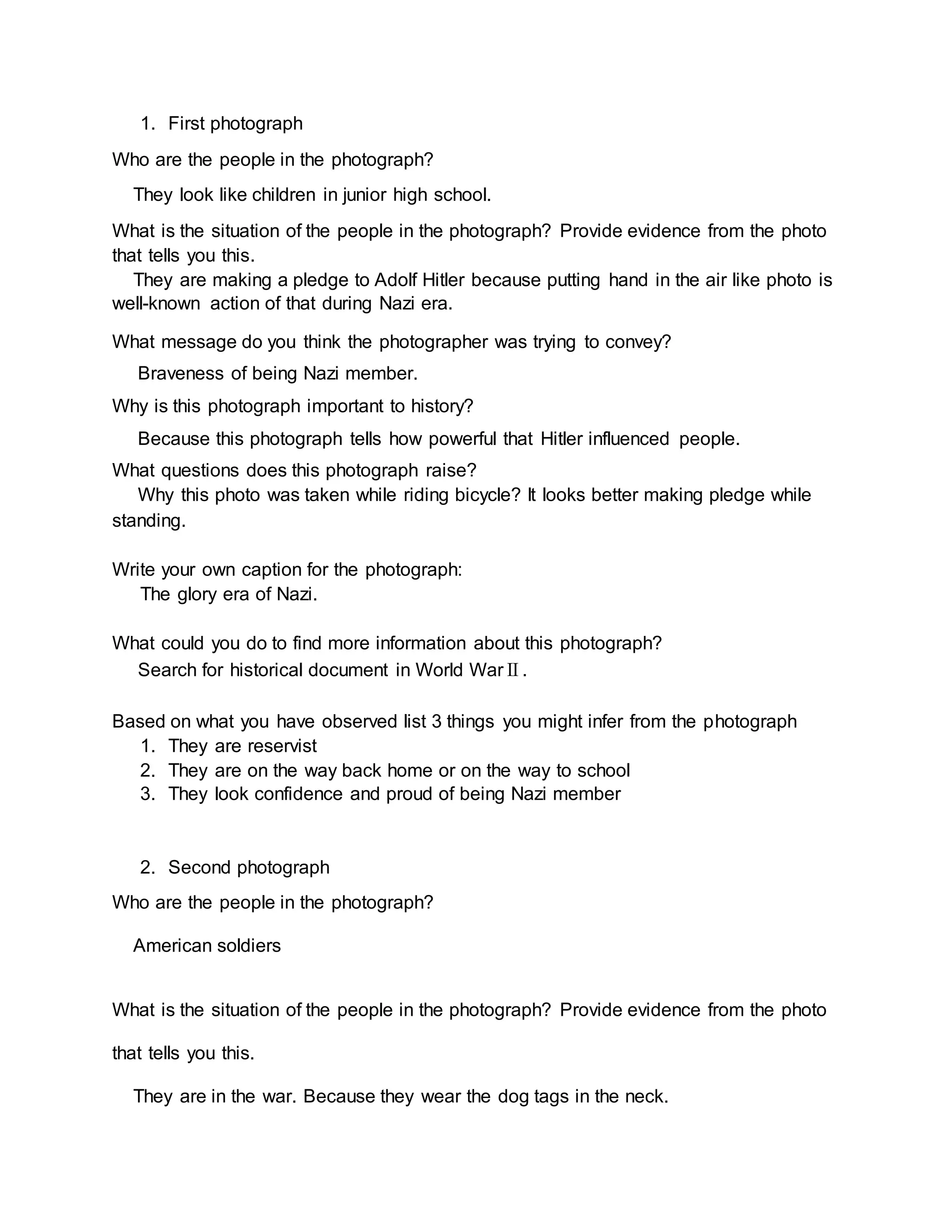 First analysis | PDF