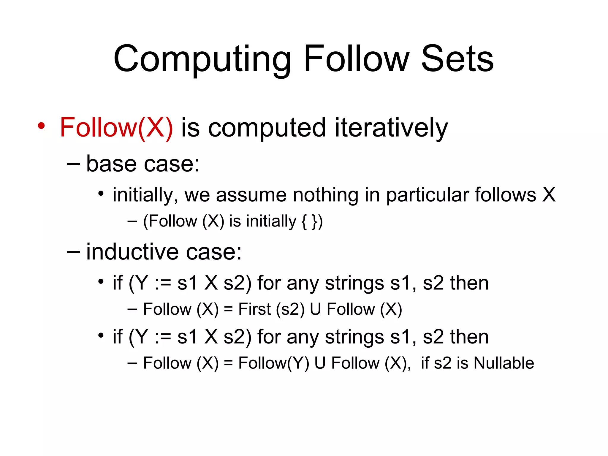 First and follow | PPT