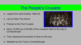 First and second crusades presentaton | PPT