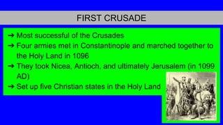 First and second crusades presentaton | PPT