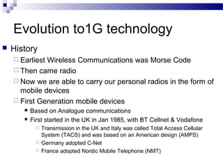 First and second generation communication | PPT