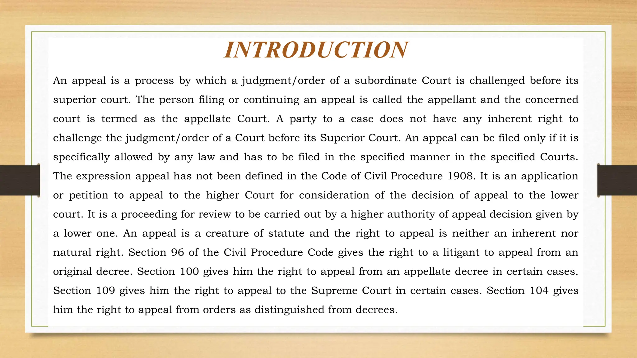 FIRST APPEAL - Practice, Procedure & Powers of Appellate Court PPT.pptx