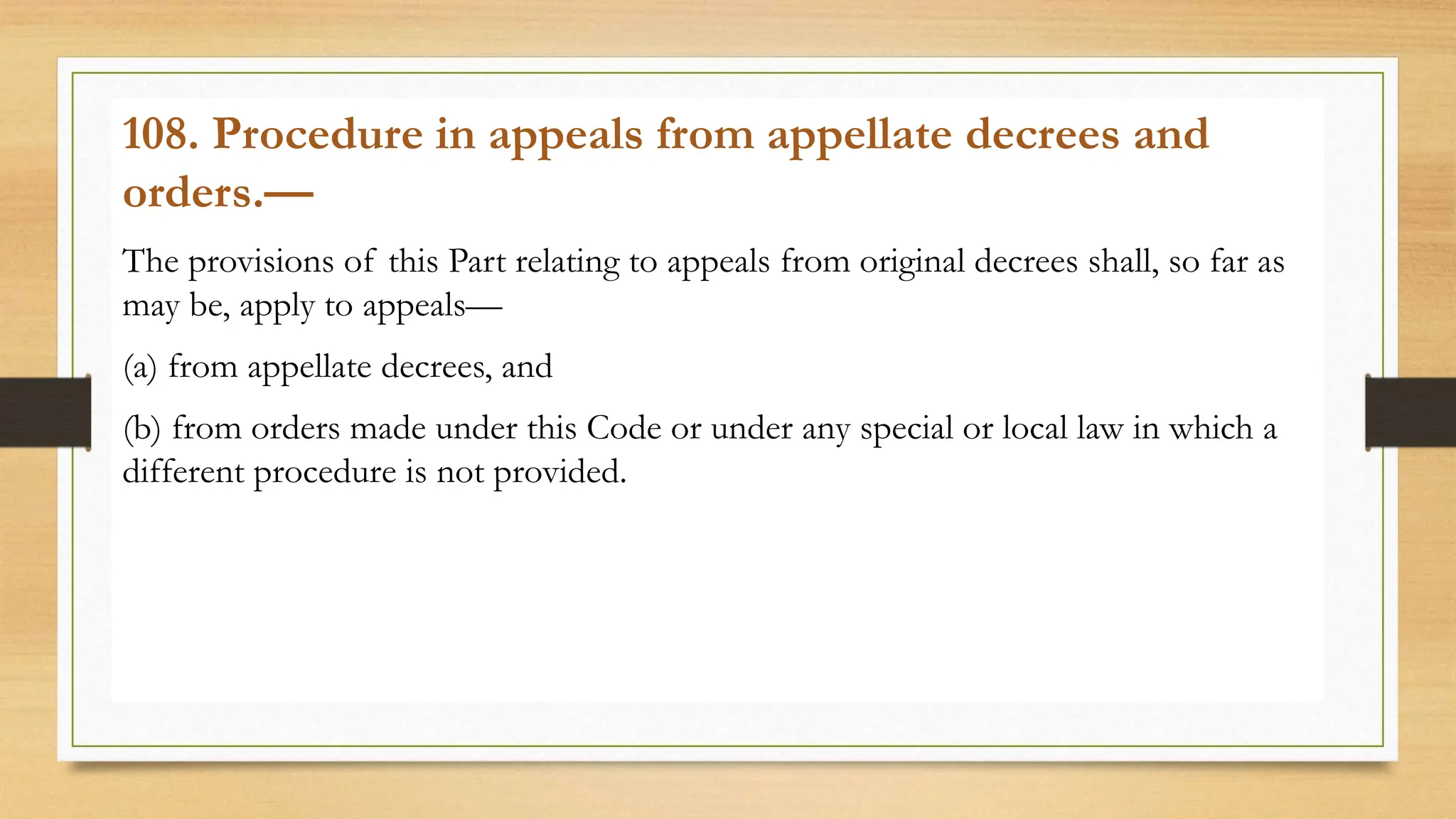 FIRST APPEAL - Practice, Procedure & Powers of Appellate Court PPT.pptx