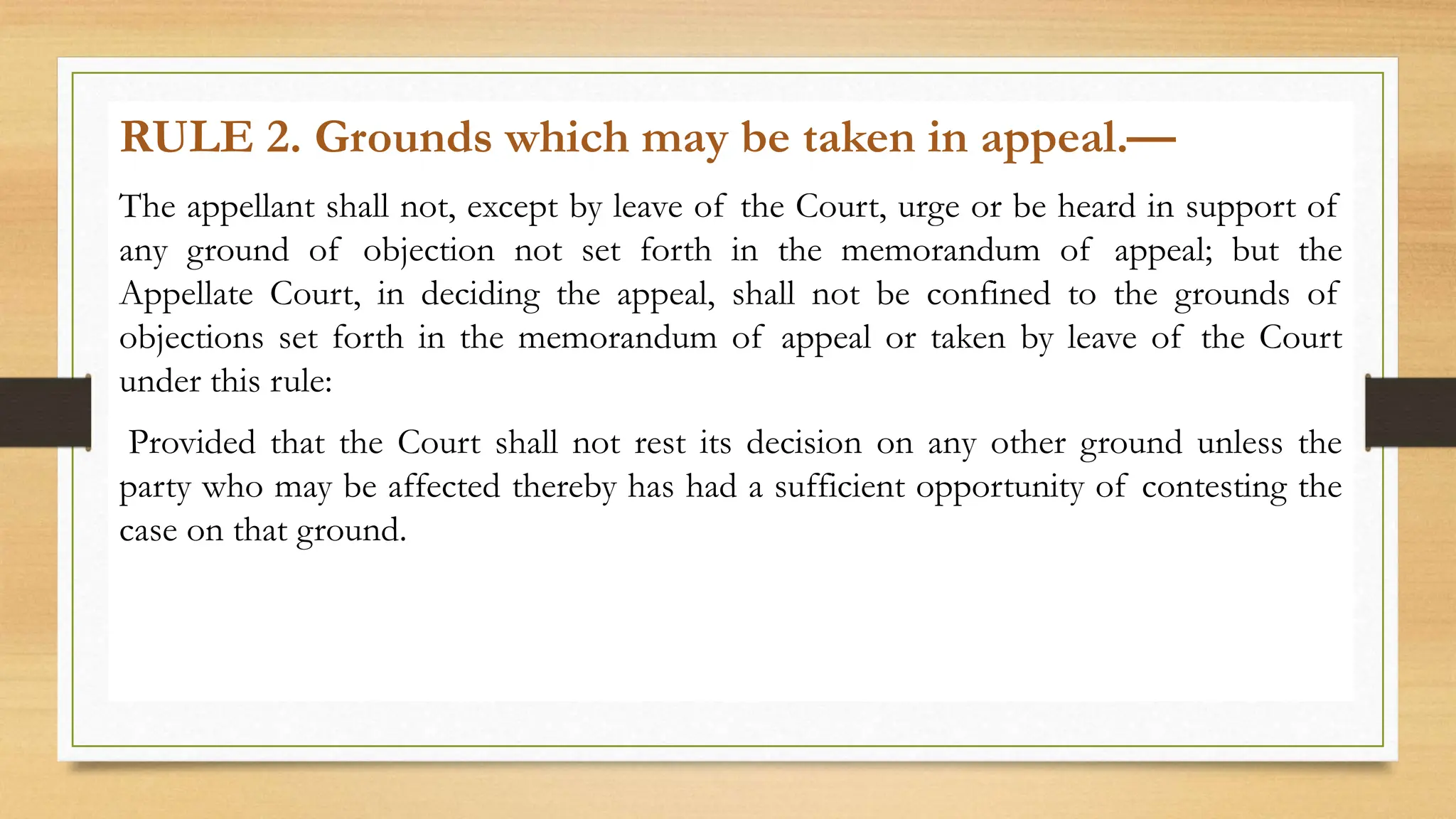 FIRST APPEAL - Practice, Procedure & Powers of Appellate Court PPT.pptx