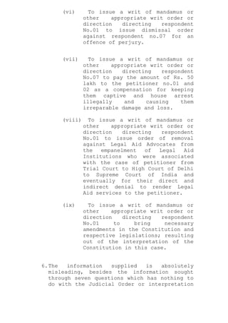 First appeal under RTI Act 2005 against Registrar (J-I) Supreme Court ...