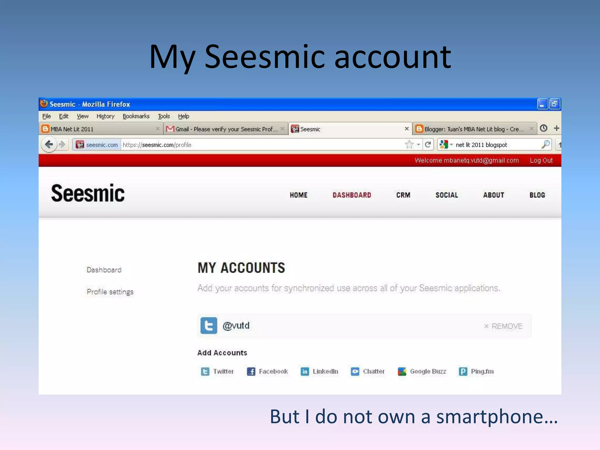 My first assignment | PPT
