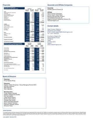 FirstBank Nigeria - The Core Leader | PDF