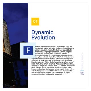 FirstBank Nigeria Corporate Brochure | PDF