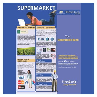 FirstBank Nigeria Corporate Brochure | PDF