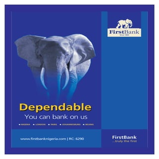 FirstBank Nigeria Corporate Brochure | PDF