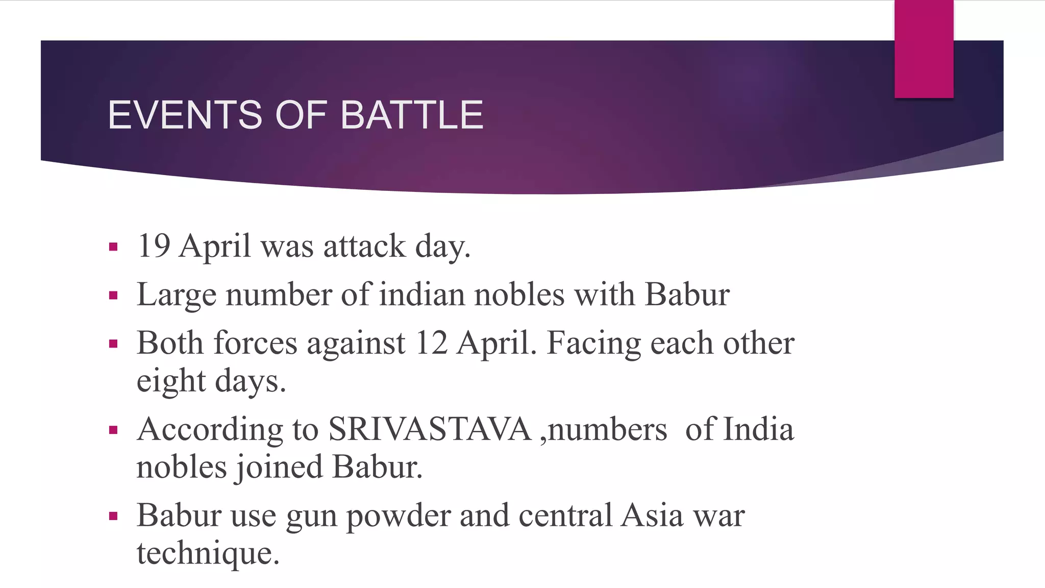 First battle of panipat | PPTX