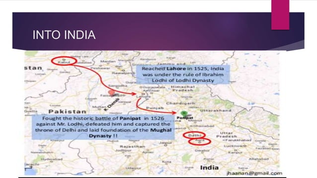 First battle of panipat | PPTX | Asia Travel | Travel Locations
