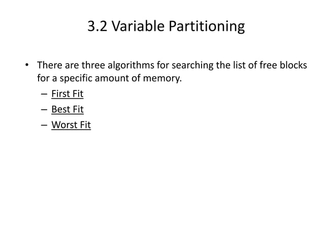 First Best and Worst Fit.pptx | Operating Systems | Computer Software ...