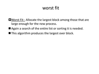 First Best and Worst Fit.pptx