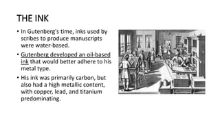 THE FIRST GUTENBERG BIBLE | PPTX