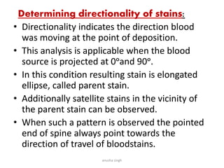blood spatter analysis | PPTX