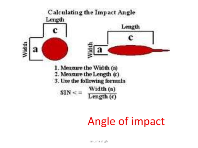 blood spatter analysis | PPT