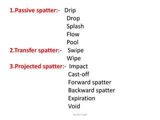 blood spatter analysis | PPT