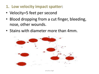 blood spatter analysis | PPT