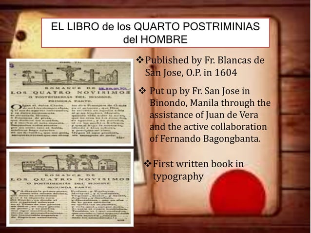 First Books During Spanish Colonization in the Philippines | PPTX