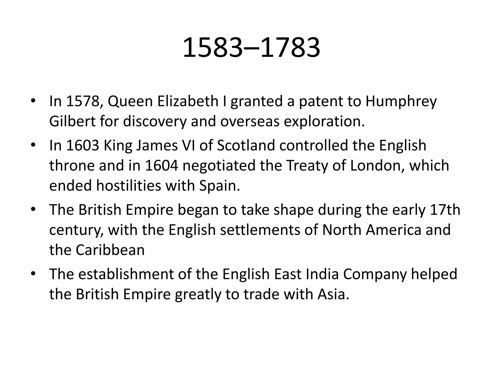 First British Empire | PDF