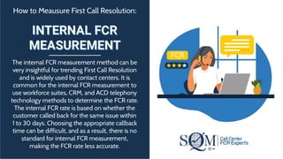 First Call Resolution PPT | PDF