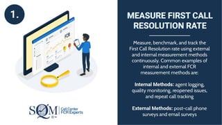 First Call Resolution PPT | PDF