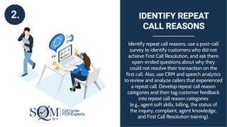 First Call Resolution PPT | PDF