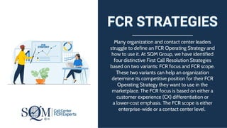 First Call Resolution PPT | PDF