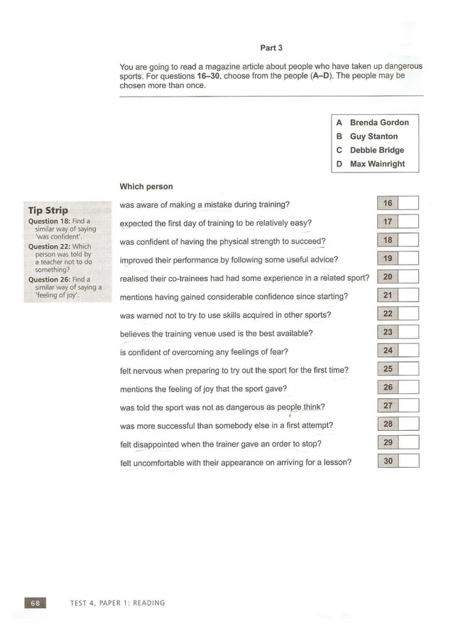 First certificate practice test plus with key. (2012) | PDF