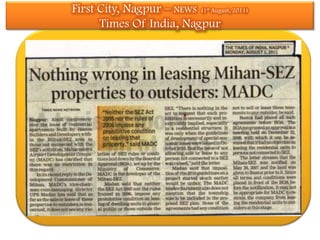 Project "First City" at Mihan, Nagpur | PPSX