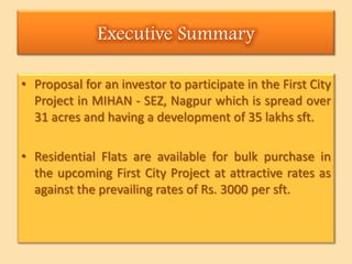 Project "First City" at Mihan, Nagpur | PPSX