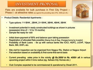 Project "First City" at Mihan, Nagpur | PPSX