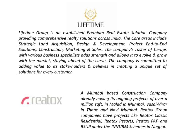 Project "First City" at Mihan, Nagpur | PPT